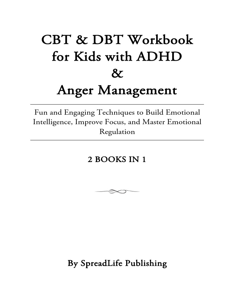 CBT DBT Workbook Print Bundle Watermark | PDF | Attention Deficit ...