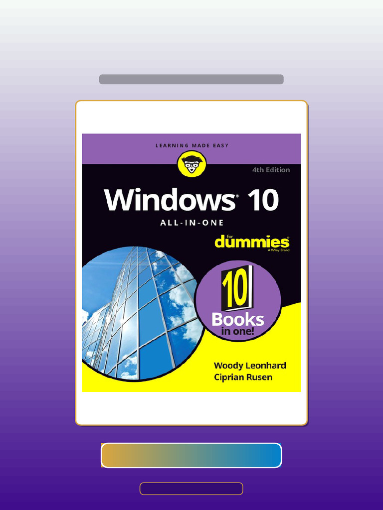 Complete Windows 10 AllinOne For Dummies 4th Edition Woody Leonhard HQ File Verified | PDF ...