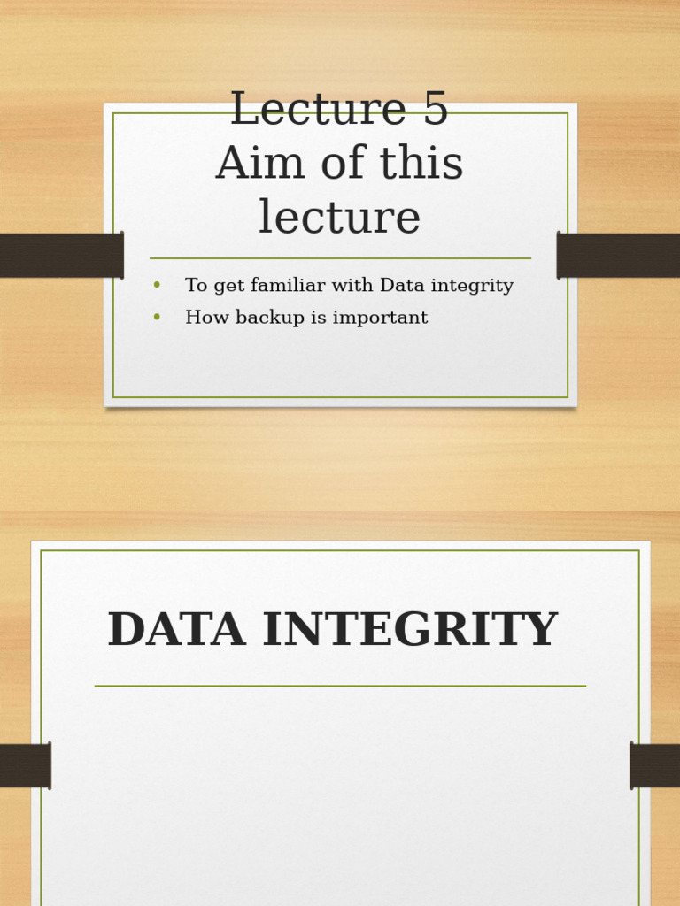 Data Integrity | PDF