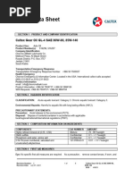 Used Lubricating Oil Safety Data Sheet | PDF | Personal Protective ...