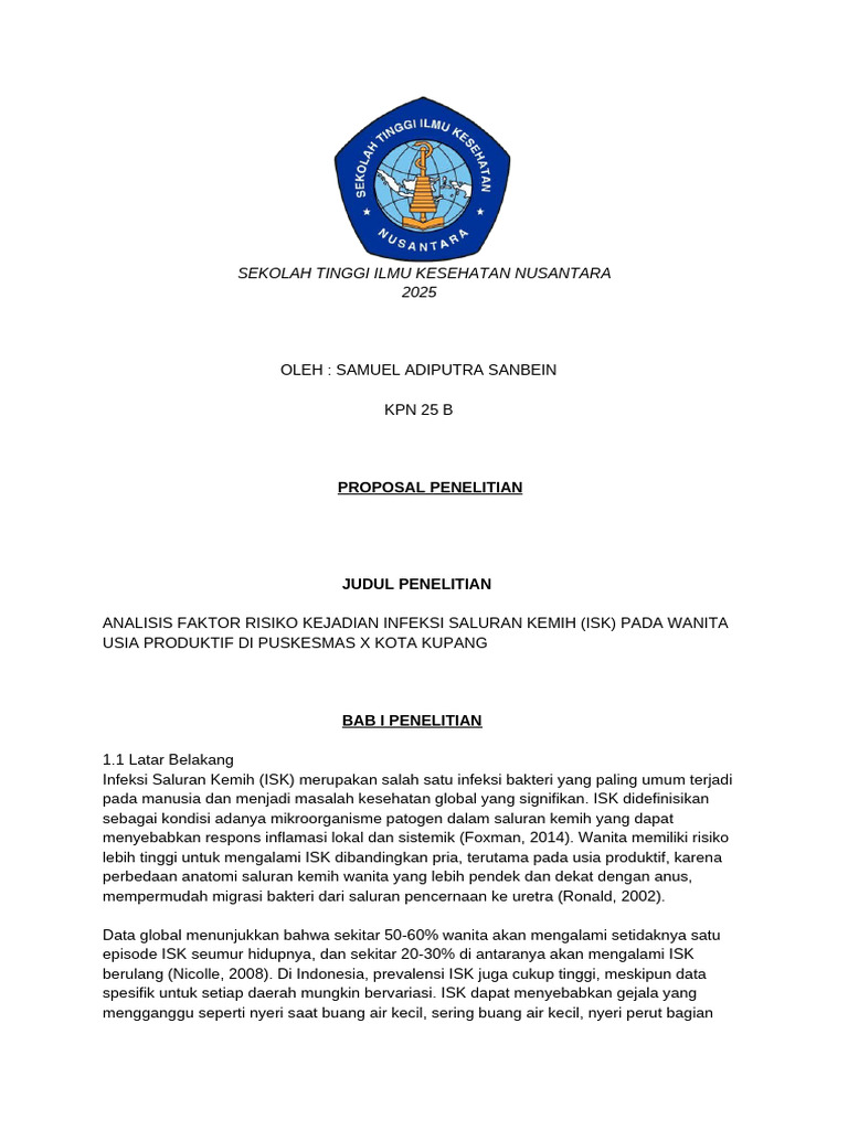 Proposal Penelitian | PDF