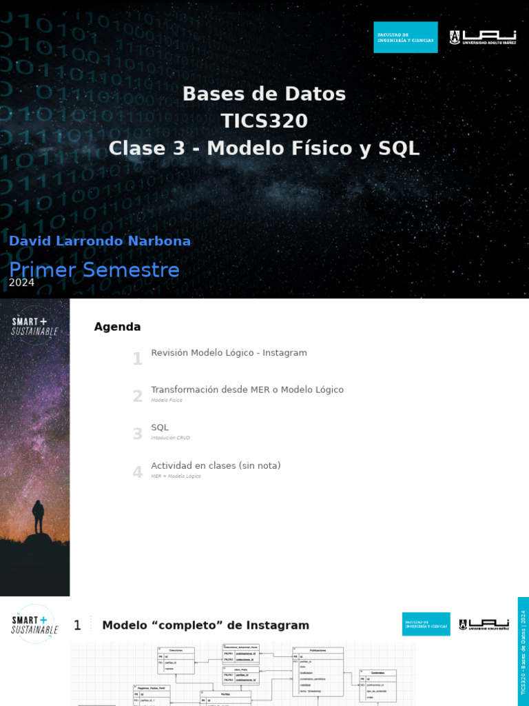 Clase 3 - Modelo Físico y SQL | PDF | Bases de datos | Gestión de datos