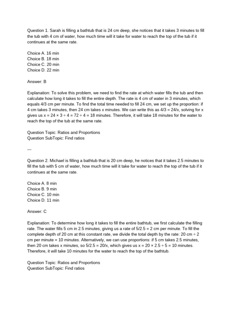 Ratios and Proportions - Find Ratios | PDF | Applied And ...
