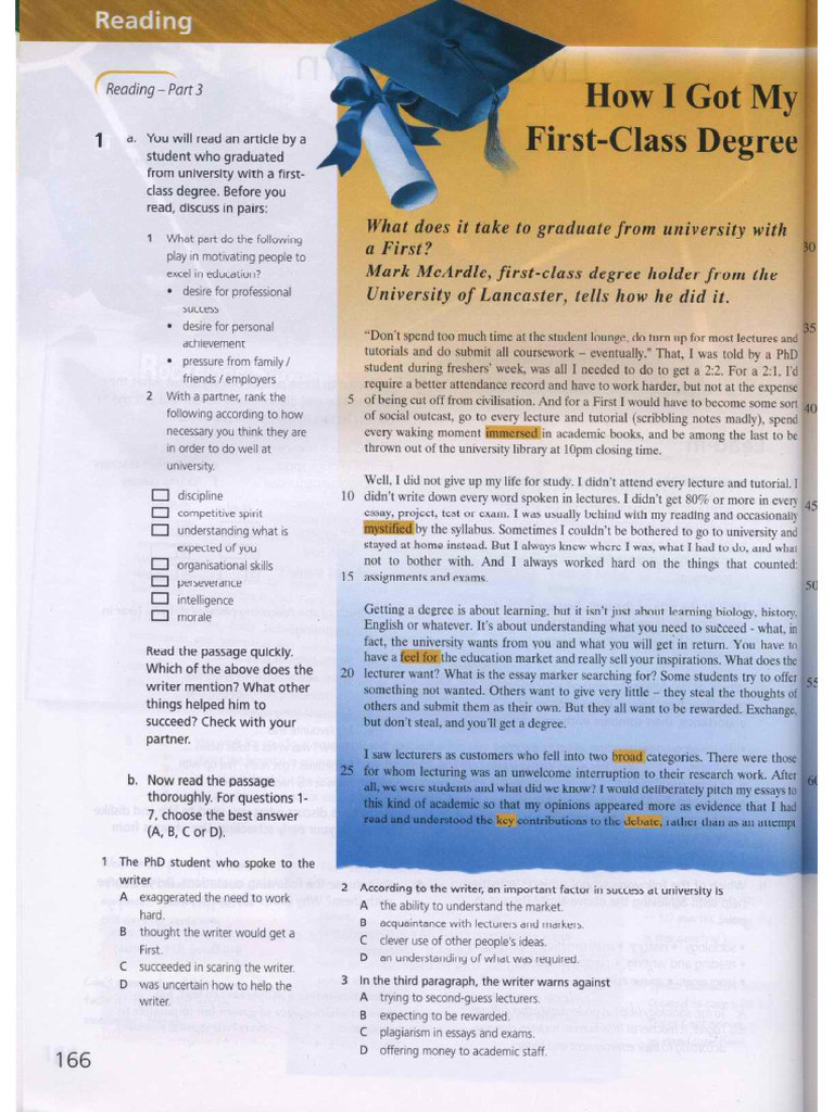 First-Class Degree Text | PDF