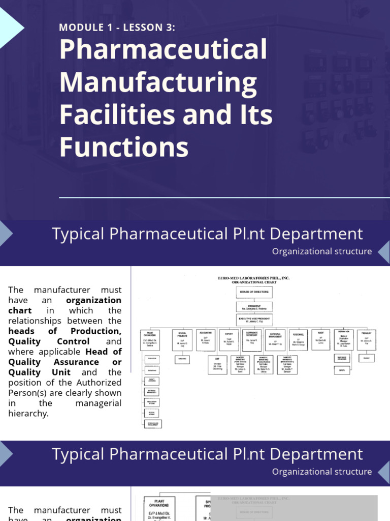 M1 L3 PMQA Plant Department | PDF | Warehouse