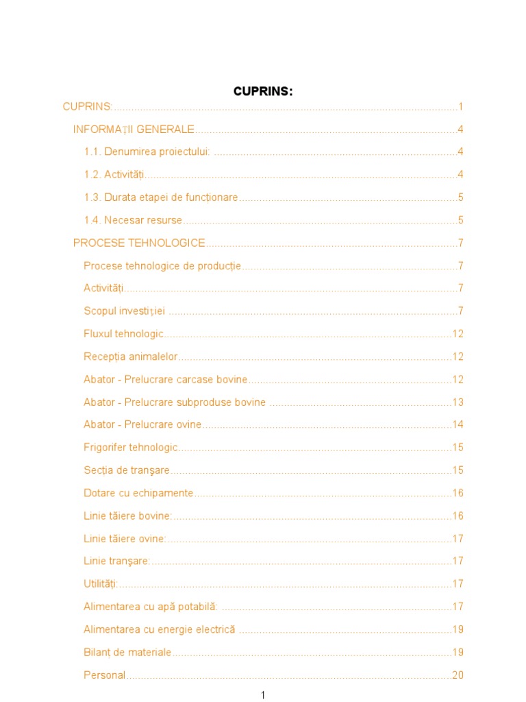 OK Memoriu Tehni Final | PDF