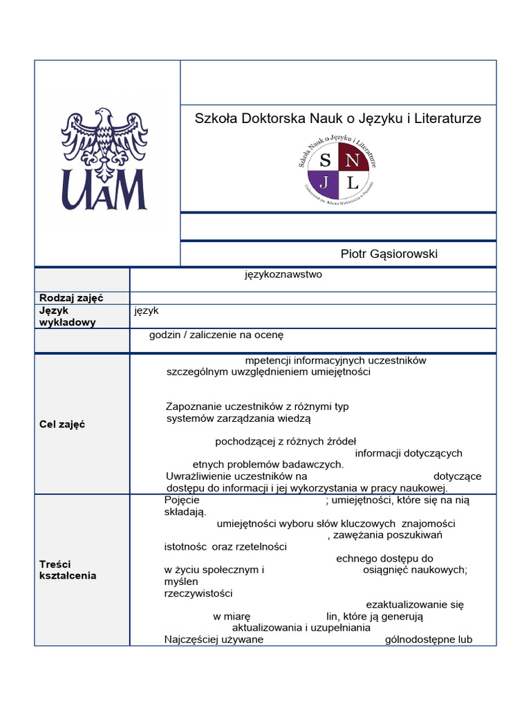 Naukowe Bazy Danych | PDF