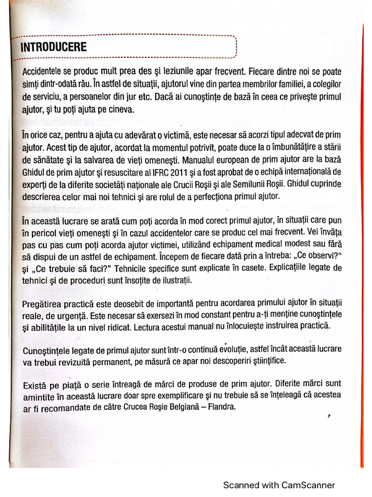 Manual Sanitarii Priceputi-Prim Ajutor | PDF