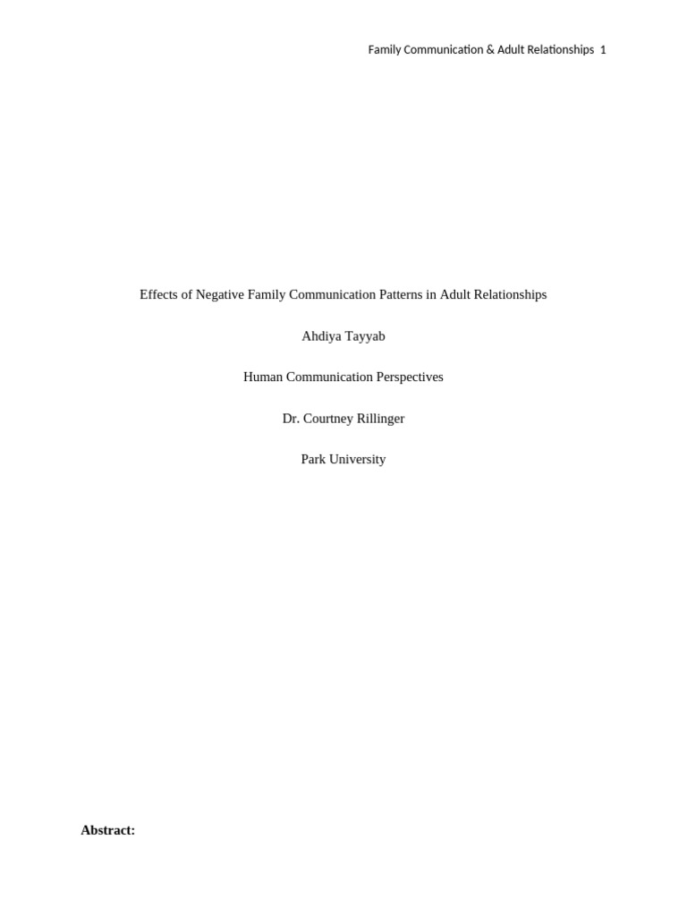 Ahdiya Tayyab Literature Review | PDF | Attachment Theory | Adolescence