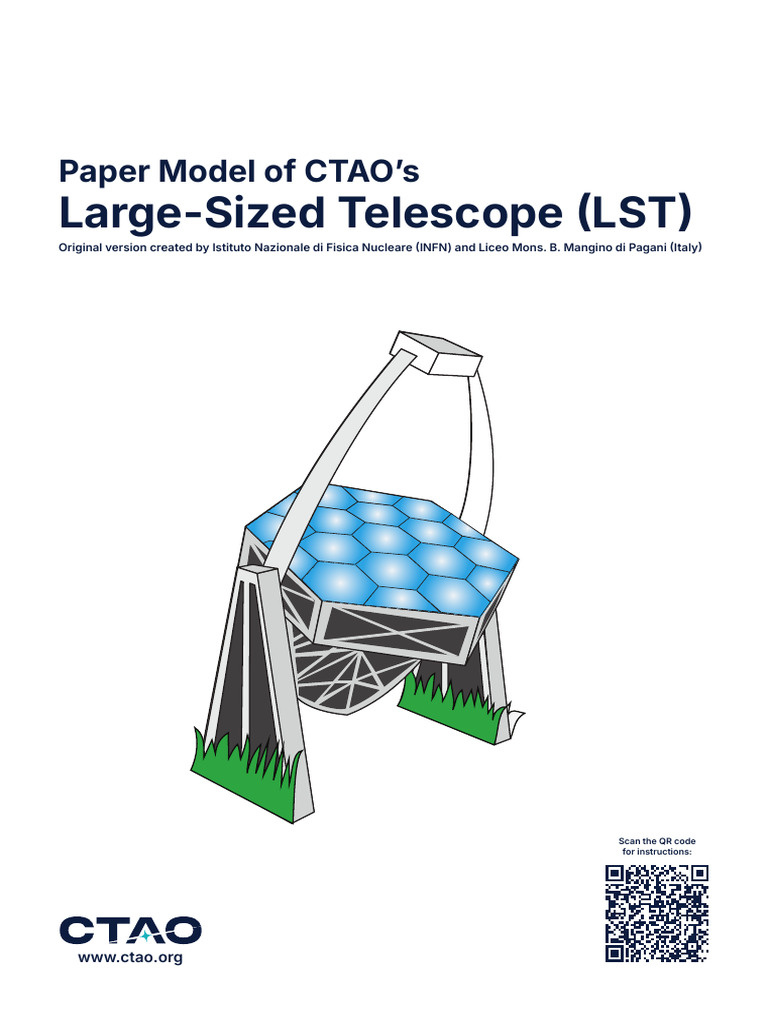 Paper Model of CTAO Large Telescope | PDF | Telescope | Astronomy