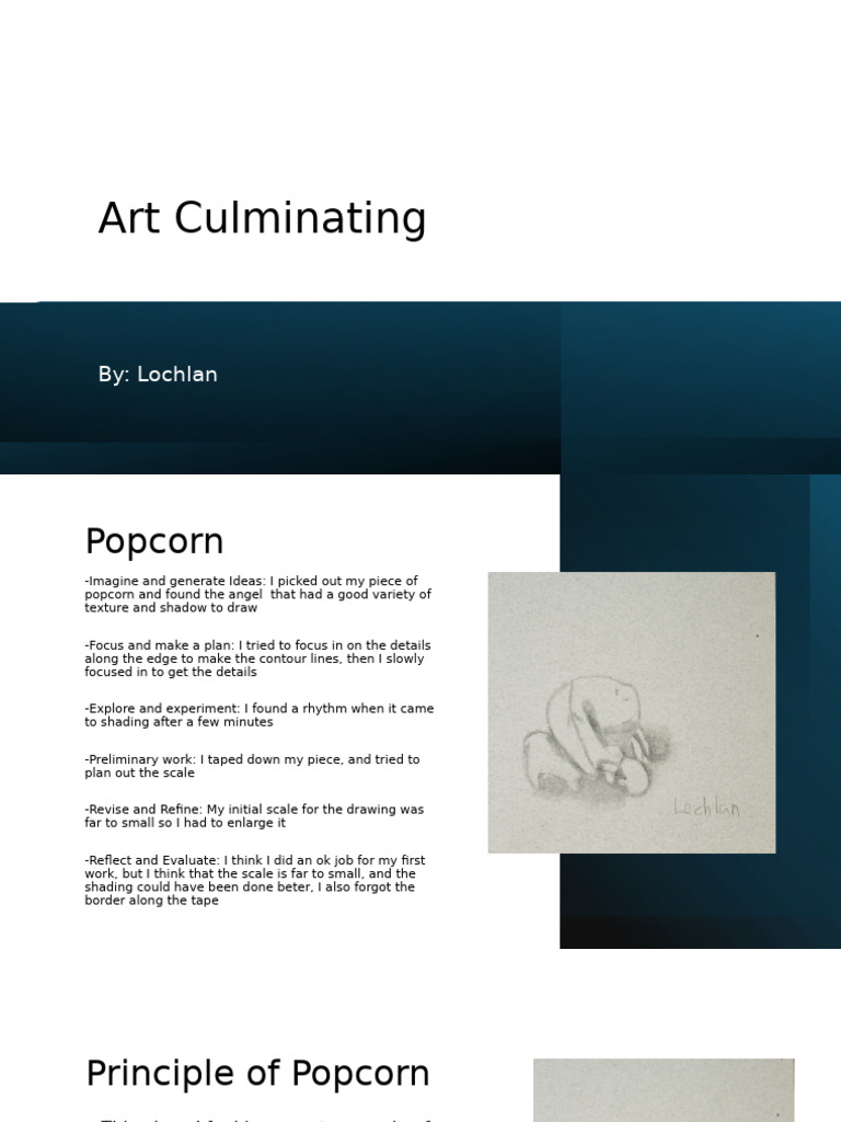 Art Culminating History | PDF | Drawing | Vision