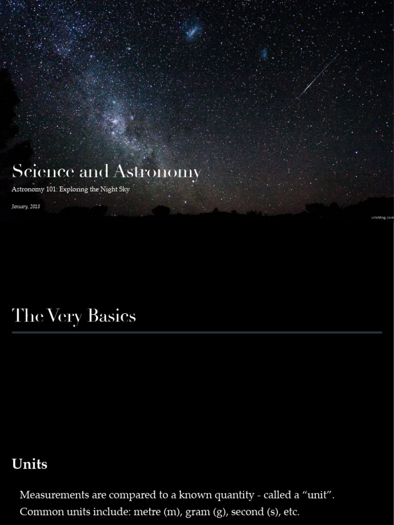Astronomy 101: Basics of Measurements | PDF | Eclipse | Astronomical Unit
