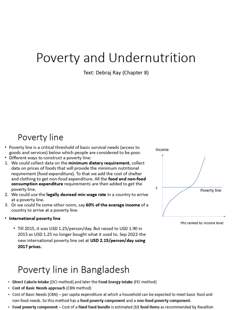 Understanding Poverty and Undernutrition | PDF | Cost Of Living ...