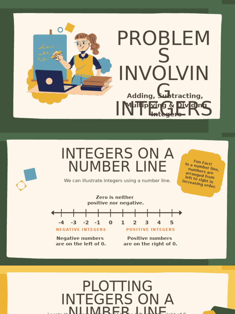 Problems InvOLVING Integers | PDF