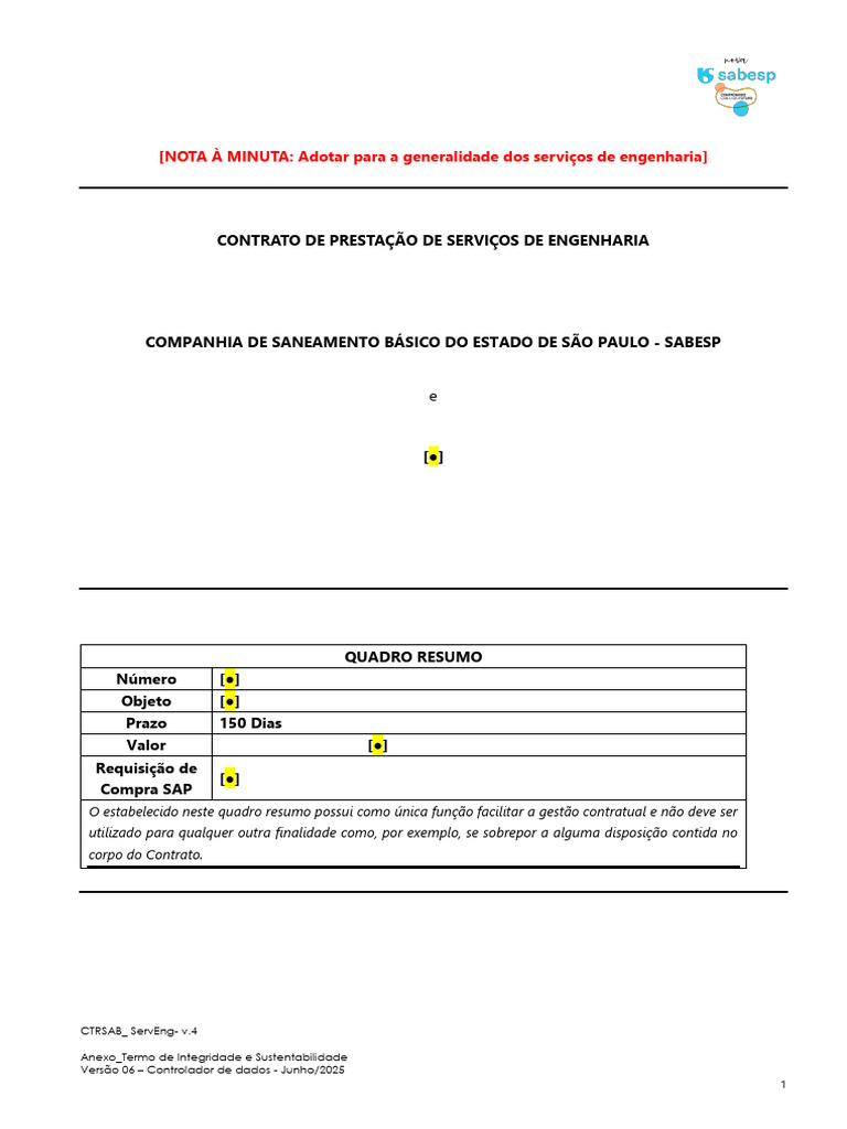 ANEXO 14 - Minuta Contrato Prévia Análise | PDF | Garantia | Seguro