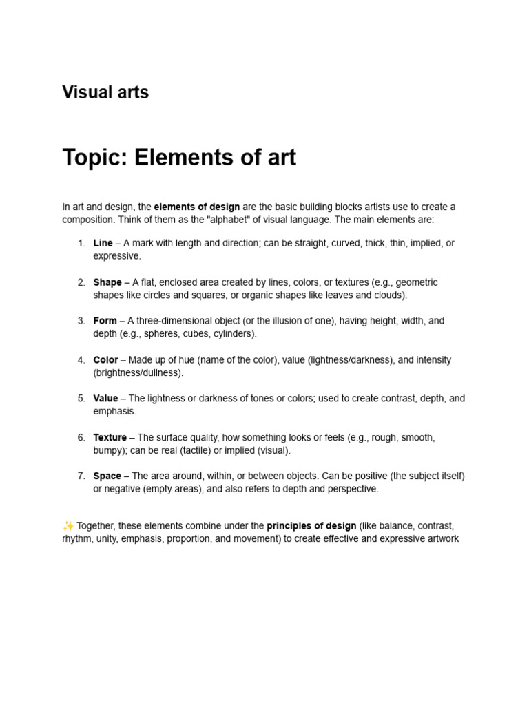 Visual Arts Form 1-2 Long Bay High | PDF | Drawing | Pencil