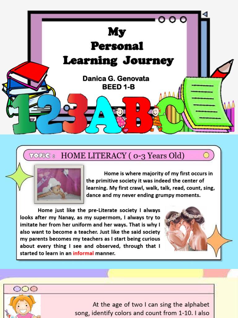 ED 202 My Own Personal Learning Journey (GENOVATA BEED 1-B) | PDF | Teachers