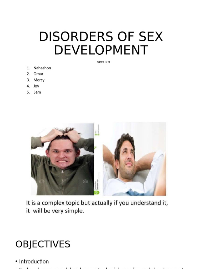 Disorders of Sexual Development Overview | PDF | Intersex | Testicle