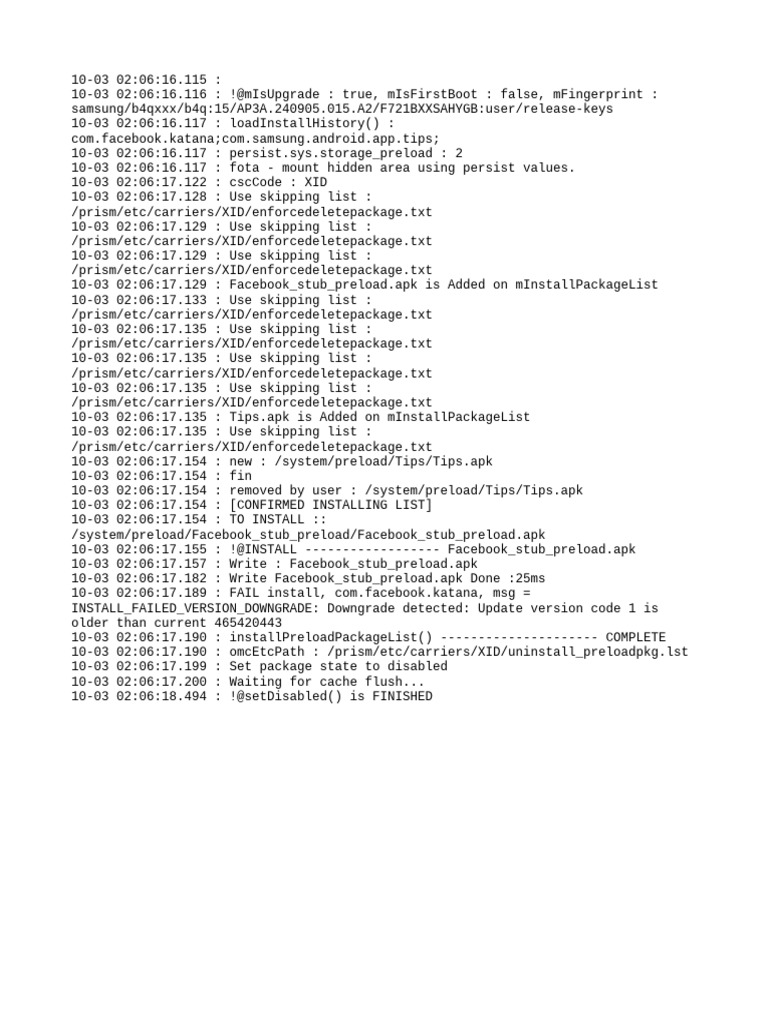 Preload Installer | PDF