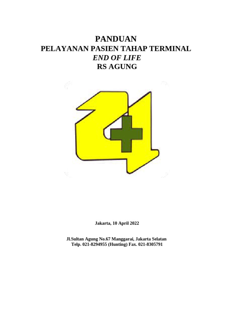 Full Panduan Pelayanan Pasien Tahap Terminal | PDF