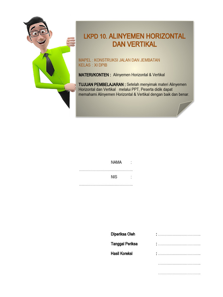 LKPD 10. Alinyemen Horizontal & Vertikal | PDF