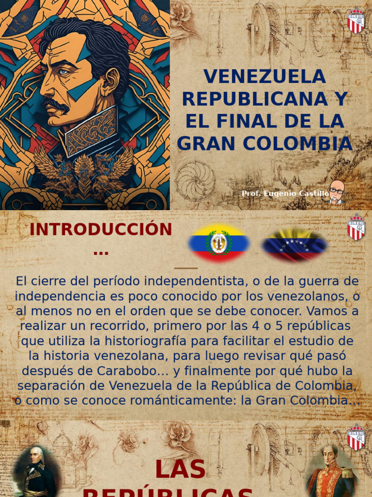 Historia de Venezuela 3° Año Lapso 1 25-26 | PDF | América del Sur
