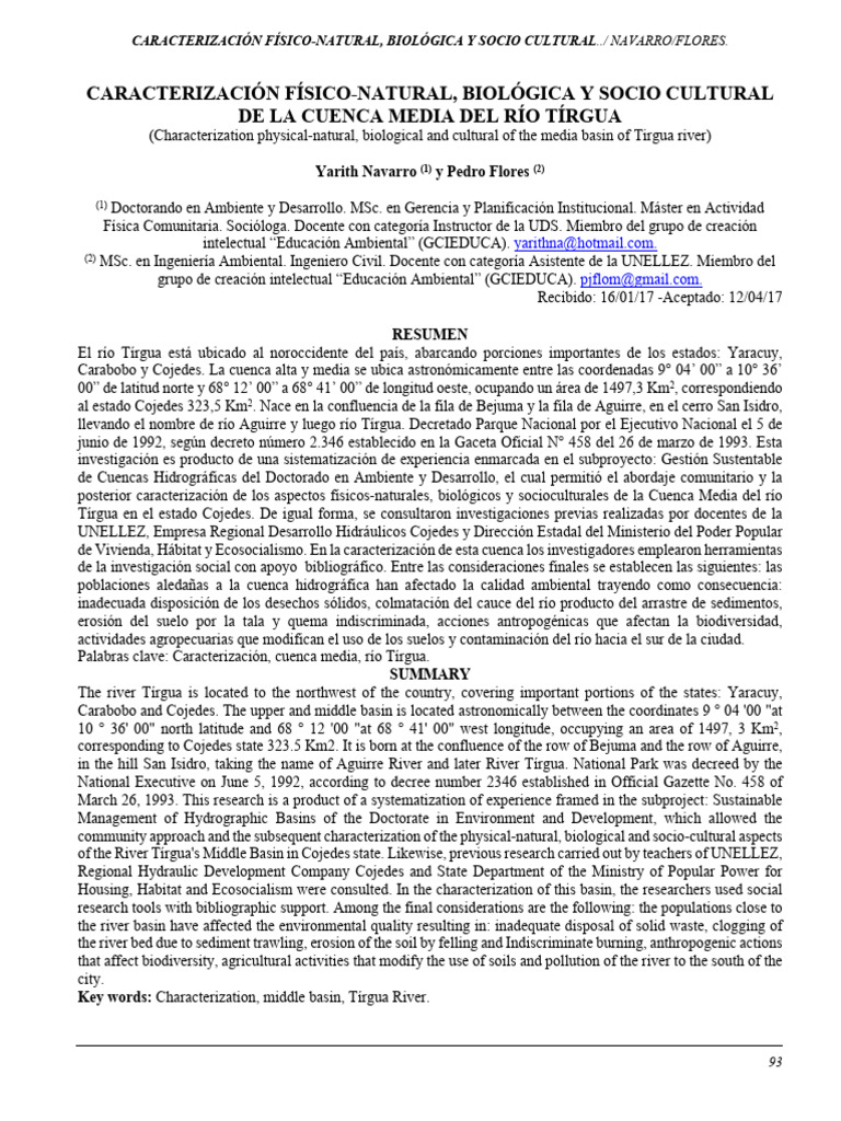 Origen Geologico Del Territorio Venezolano | PDF | Clima | Río