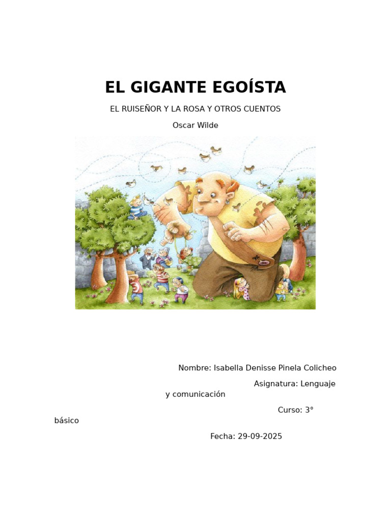 El Gigante Egoísta | PDF