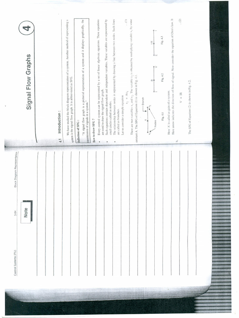 Chapter 4 Signal Flow Diagrams | PDF