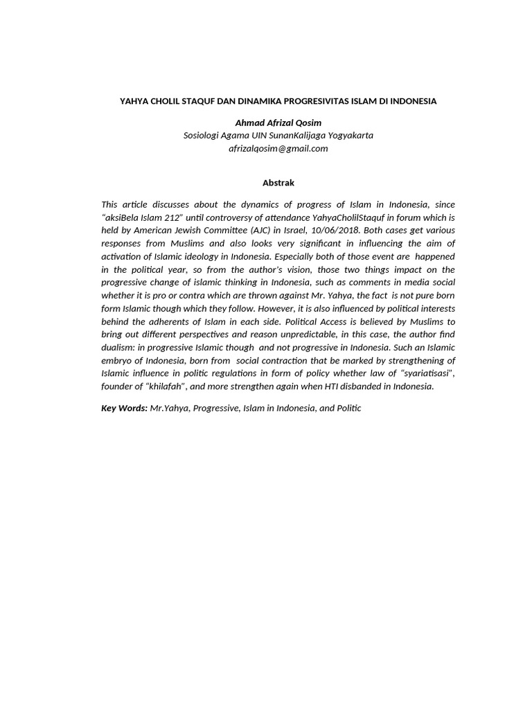 Ahmad Afrizal Qosim | PDF