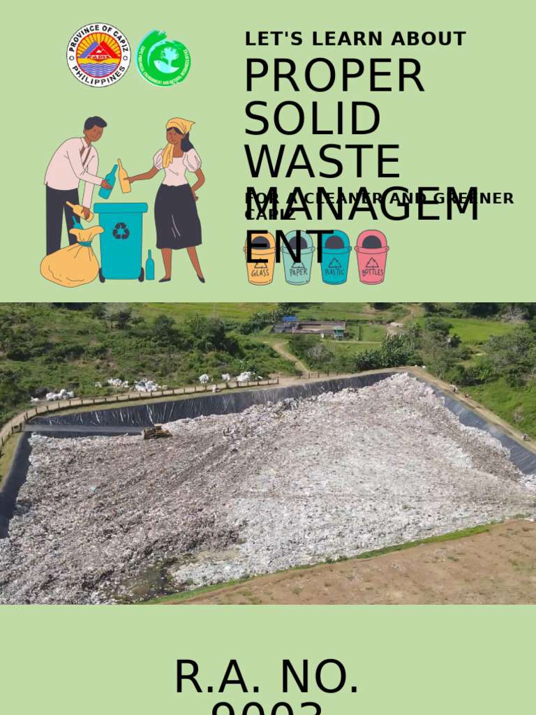 SWM RA 9003 Zerowaste General | PDF | Reuse | Waste