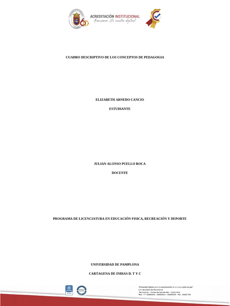Matriz Elizabeth Arnedo 1 | PDF | Plan de estudios | Enseñando