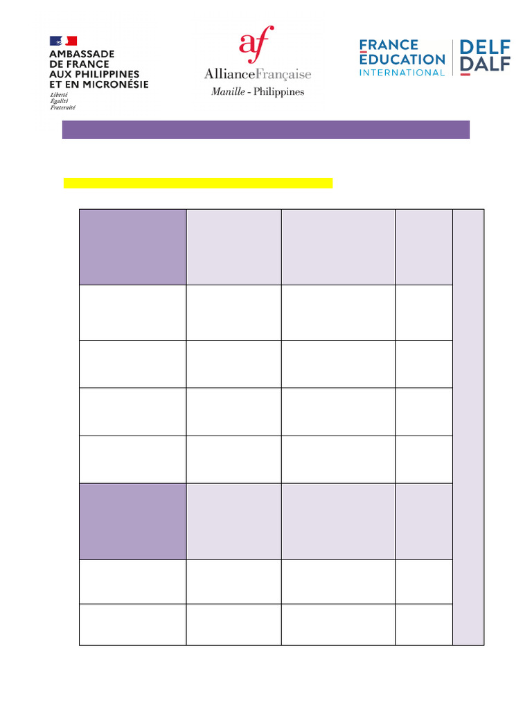 DELF/DALF Exam Dates 2026 | PDF | Student Assessment And Evaluation ...