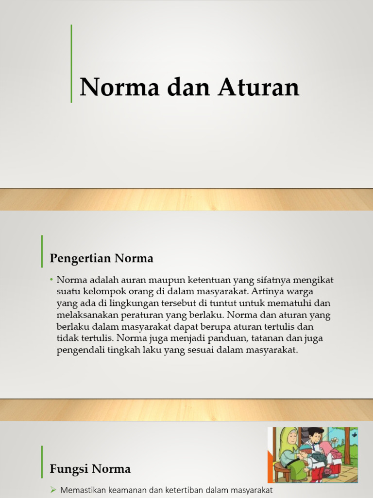 Pengertian dan Jenis Norma dalam Masyarakat | PDF