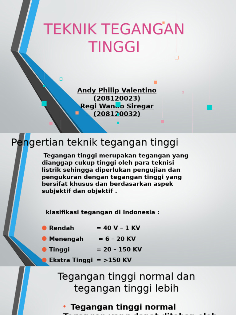 Teknik Tegangan Tinggi | PDF