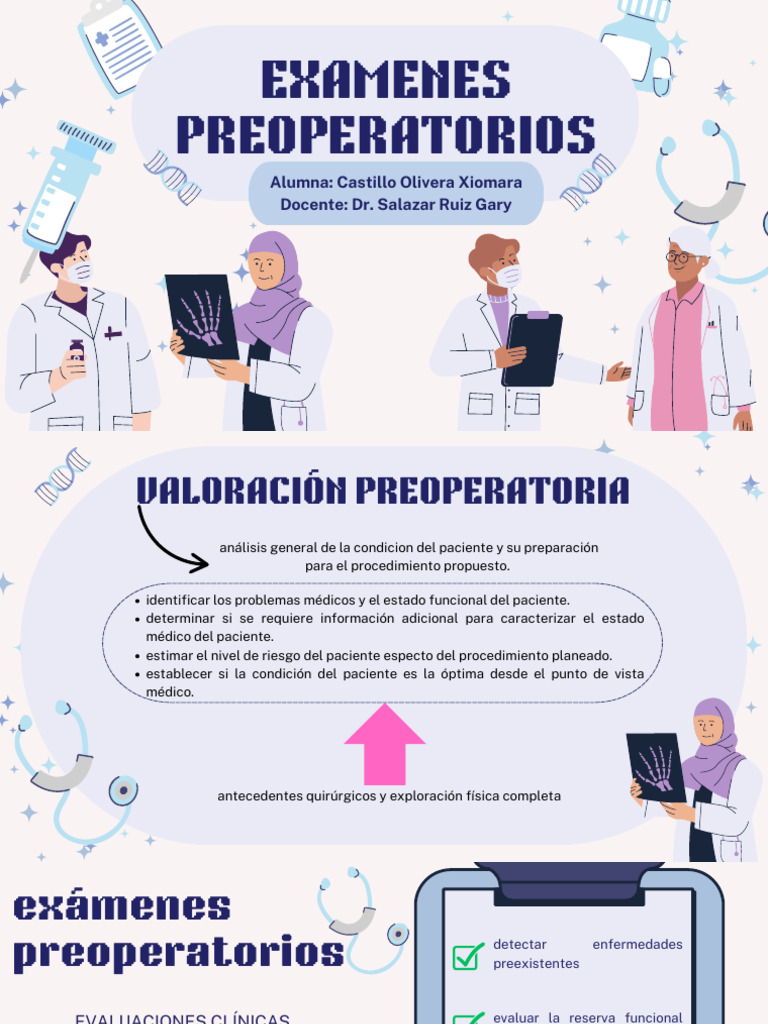 Castillo Olivera-Exámenes Preoperatorios | PDF | Aspirina | Alergia