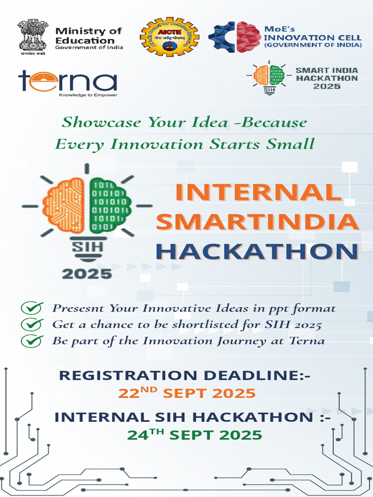 Smart India Hackathon 2025 Registration | PDF