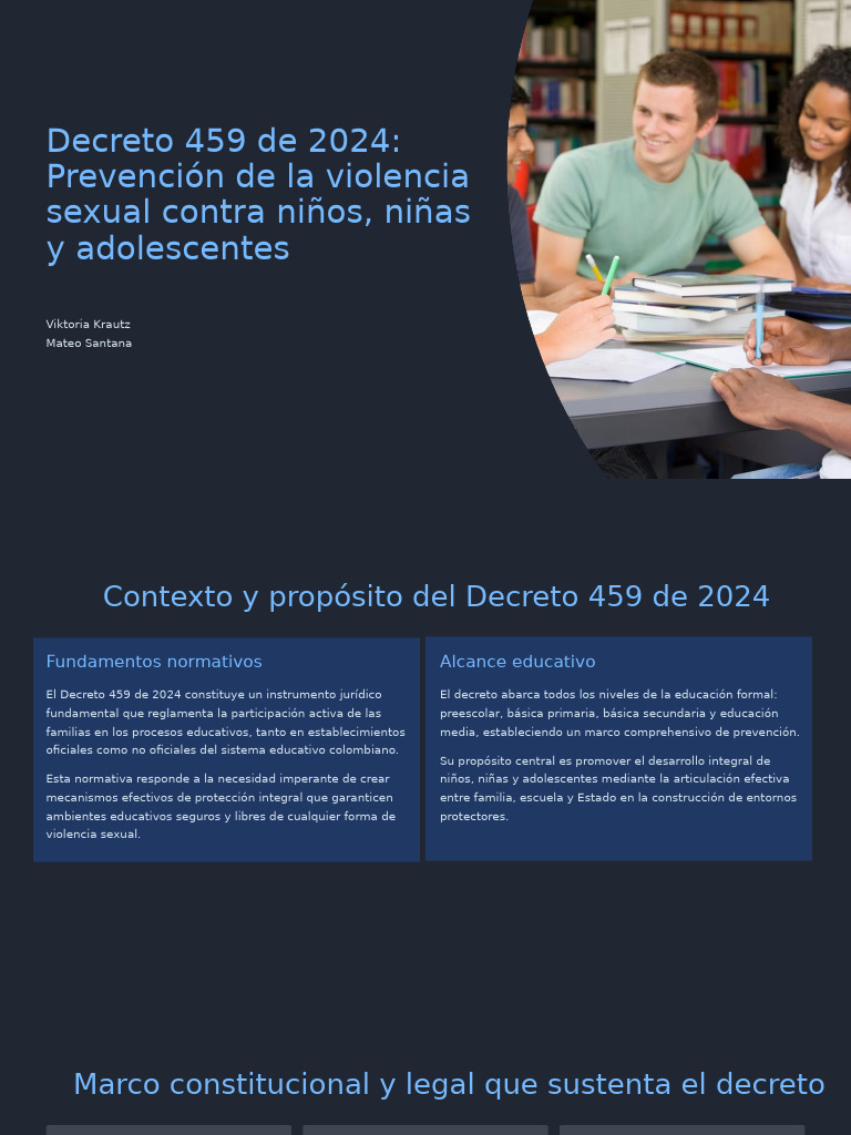 Decreto 459 de 2024 | PDF | Violencia | Familia