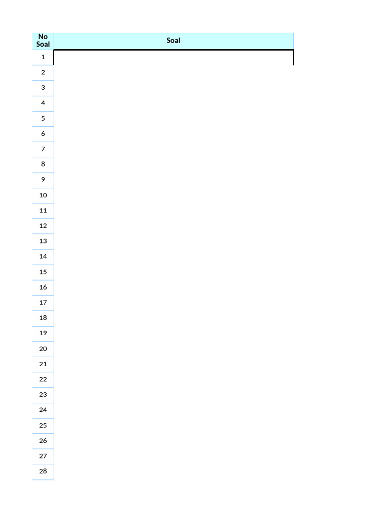 Master Soal Sas 2025 | PDF