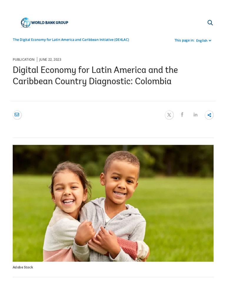 Colombia's Digital Economy Challenges | PDF | Latin America | Internet