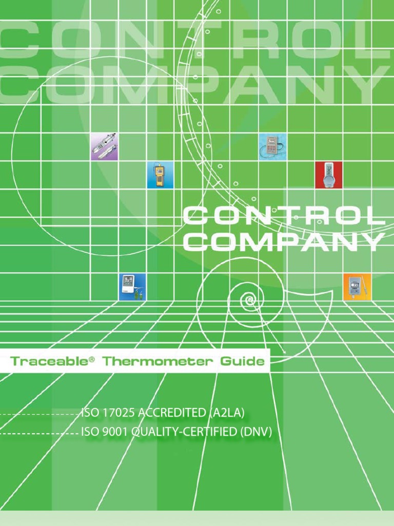 Control Company Thermometer Catolog | PDF | Thermometer | Calibration
