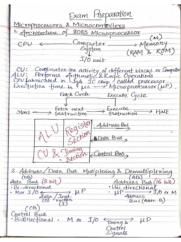 Microprocessors & Microcontrollers | PDF