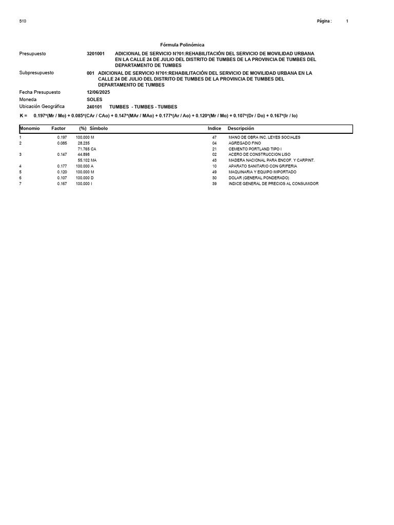 Formula K | PDF