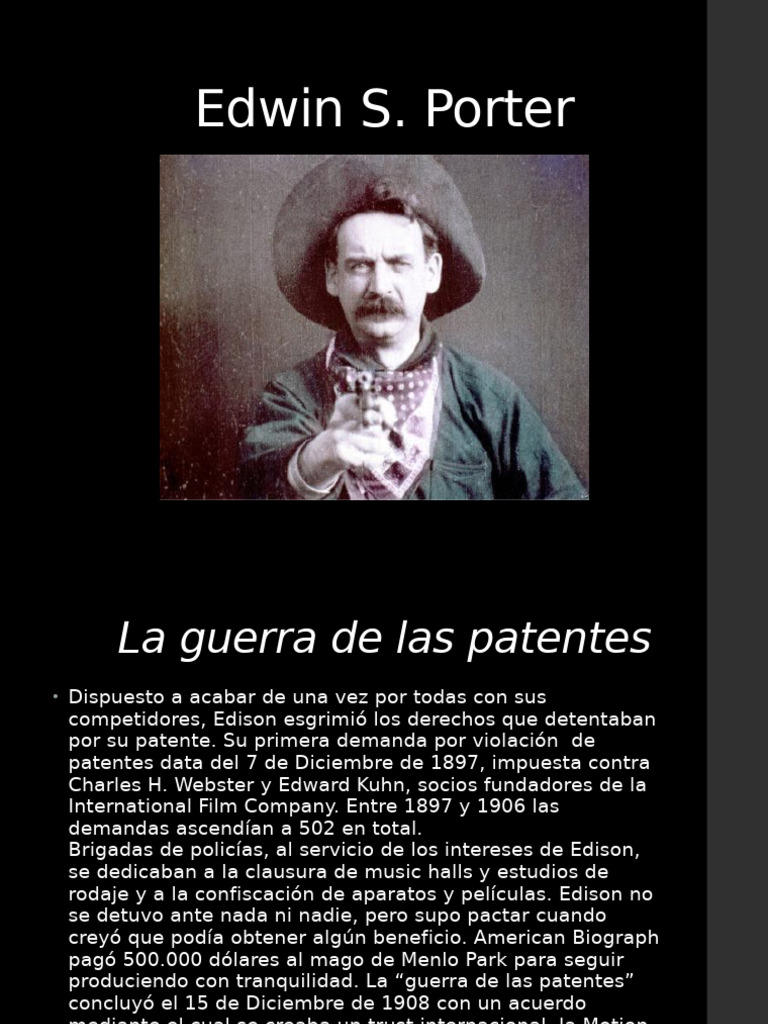 La influencia de Edwin S. Porter en el cine | PDF