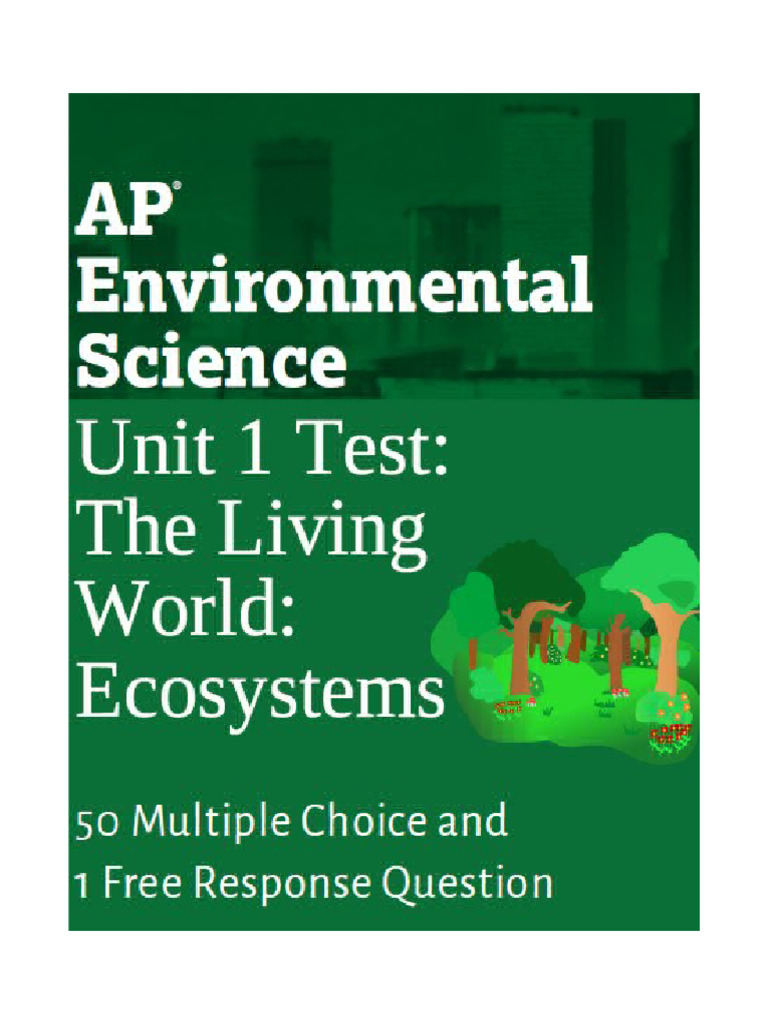 Environmental Science Exam Questions | PDF | Climate Change | Oceans