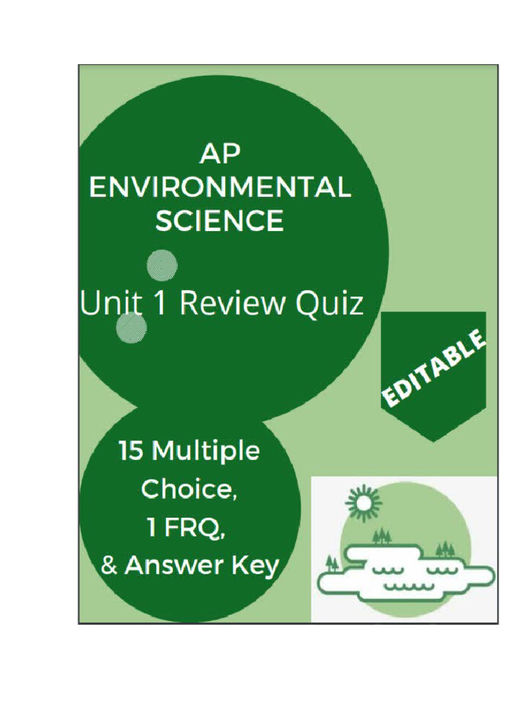 AP Environmental Science Ecosystems Quiz | PDF | Primary Production | Soil