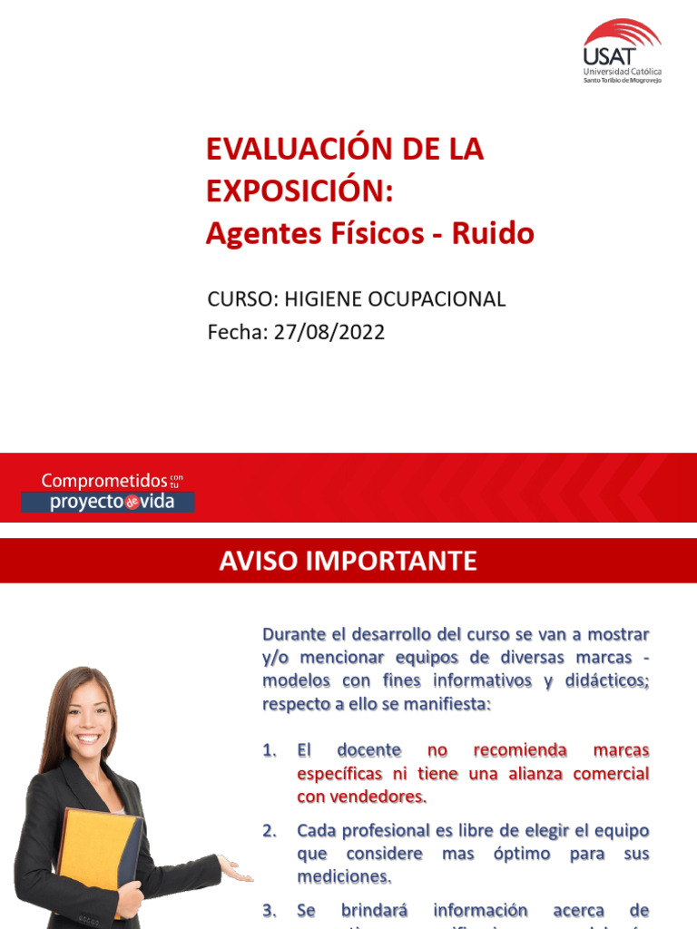 Ev. Exposición (Ruido) | PDF | Sonido | ruido