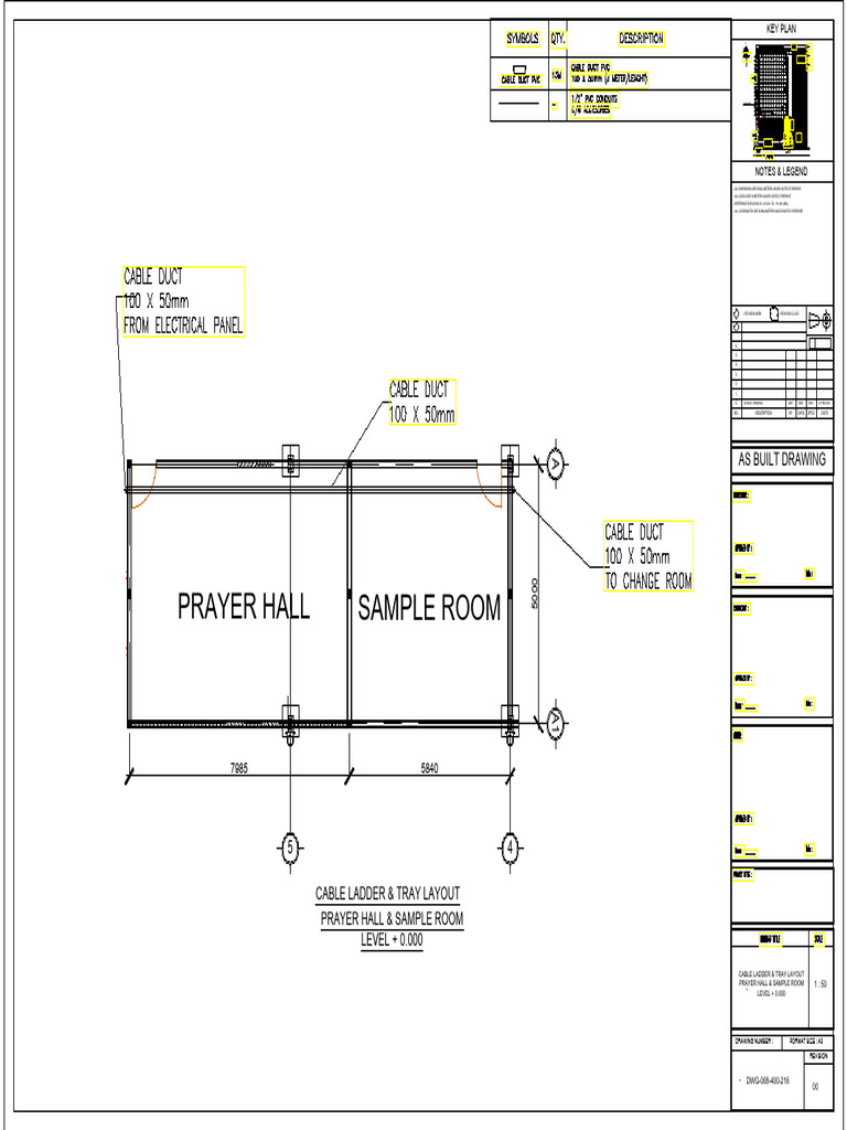Cable Ladder & Tray Layout 2 | PDF