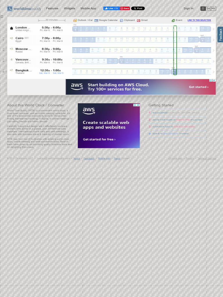Time Converter and World Clock - Conversion at A Glance - Pick Best ...