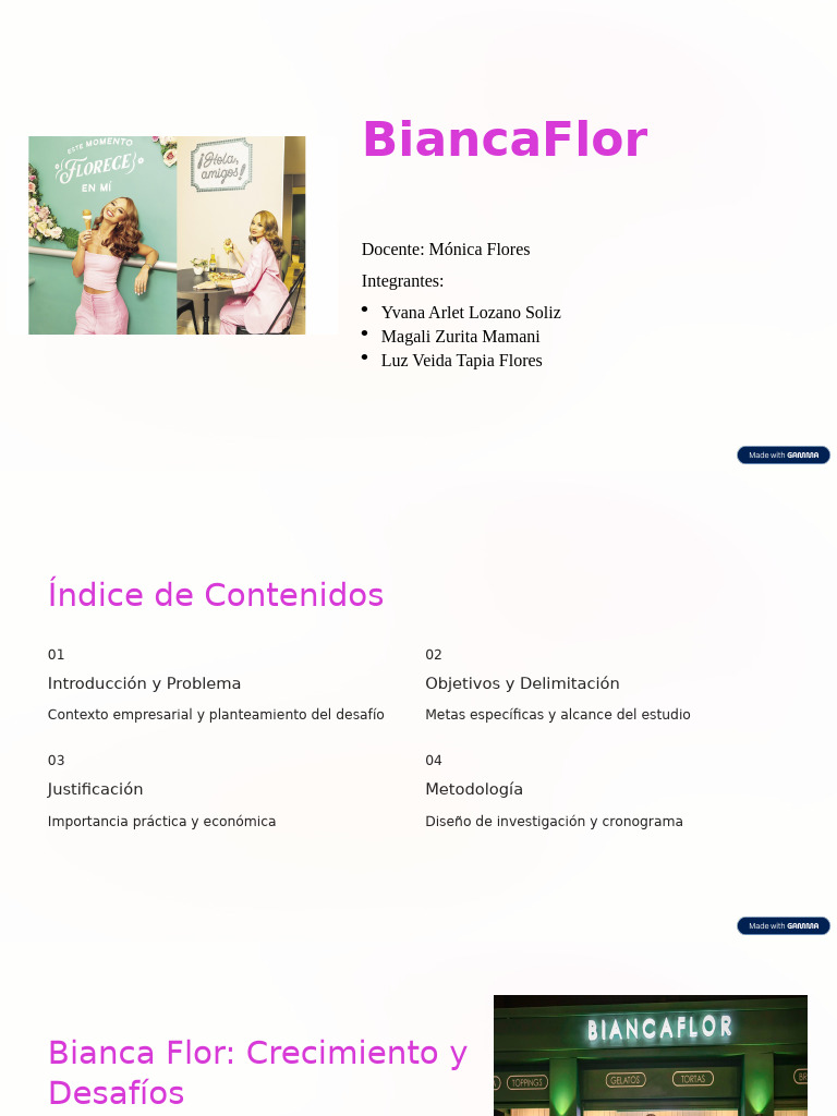 Bianca Flor | PDF | Marketing | Business